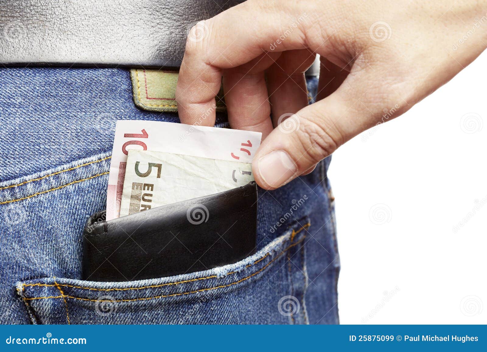 Man being pickpocketed stock image. Image of crime, neutral - 25875099