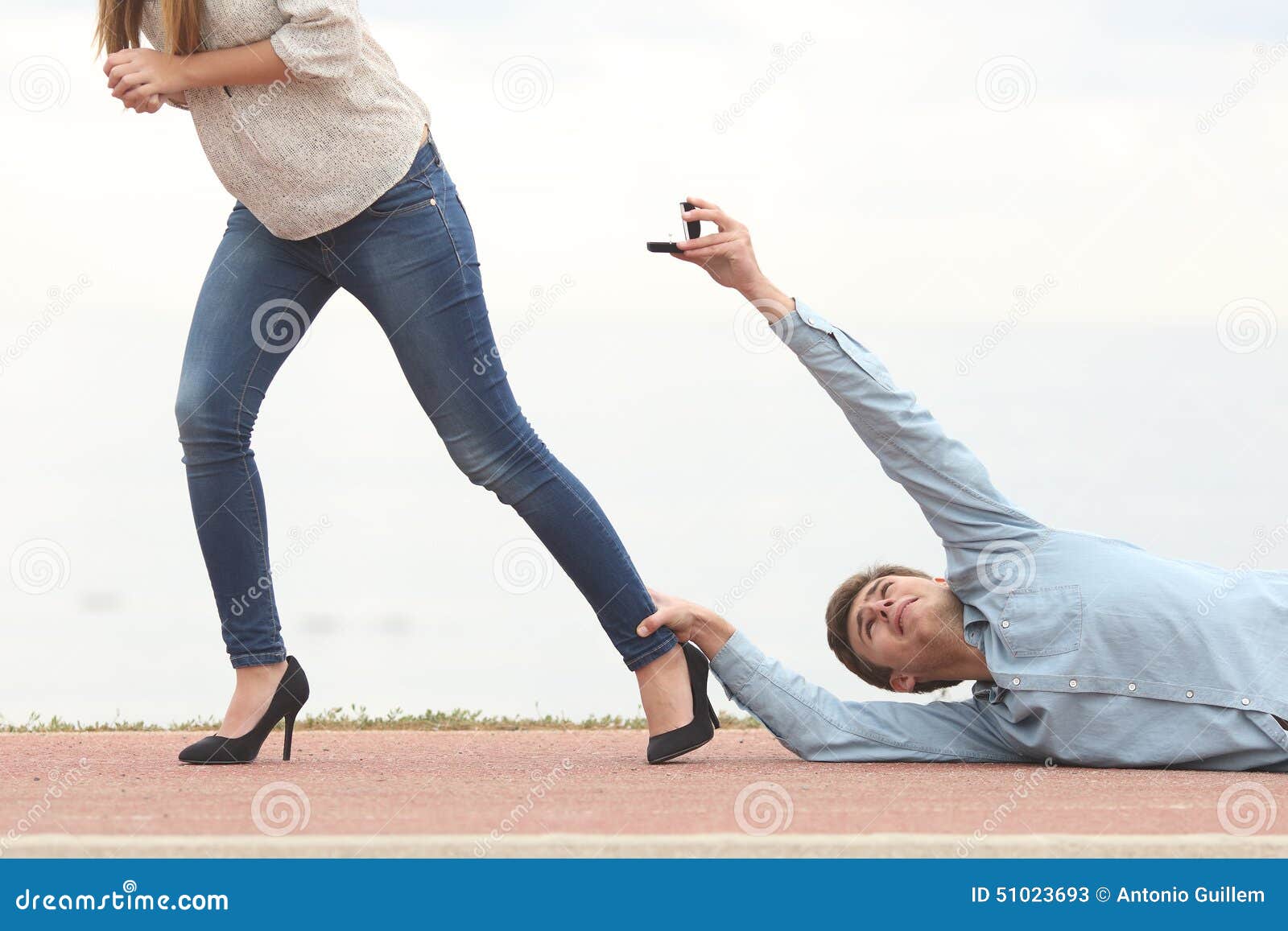 Man Being Rejected when is Proposing Marriage Stock Image - Image of ...