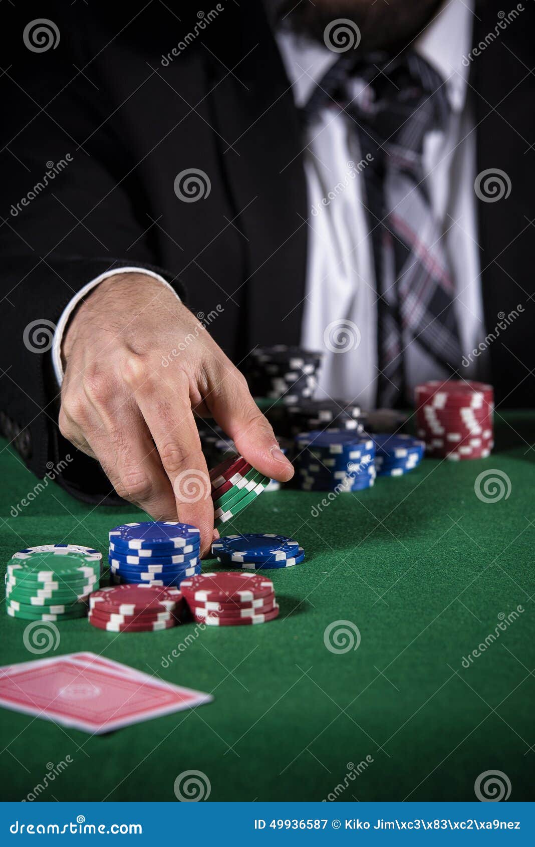 Man betting on the casino stock image. Image of stack - 49936587