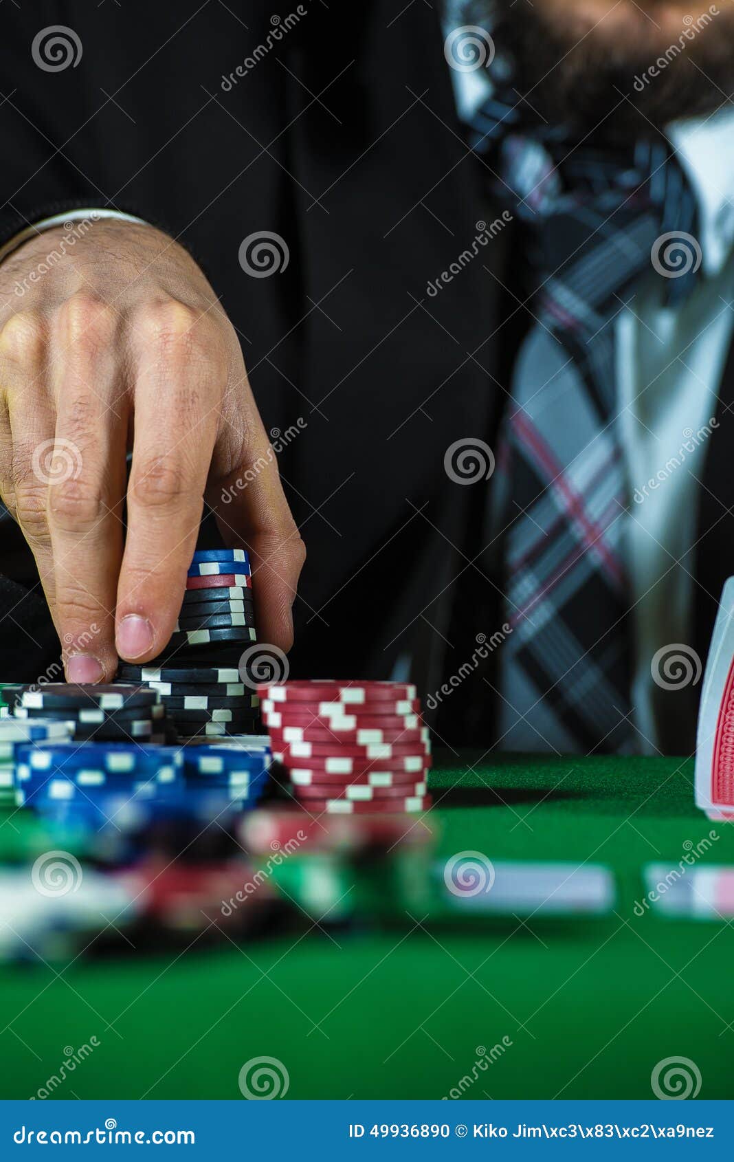Man betting on the casino stock photo. Image of player - 49936890