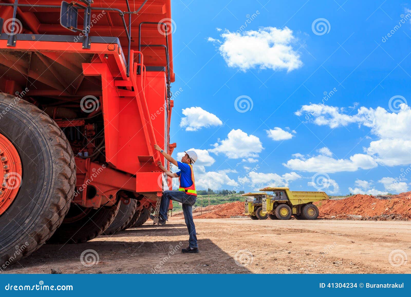 Man Big Truck Driver stock photo. Image of driver, transportation ...