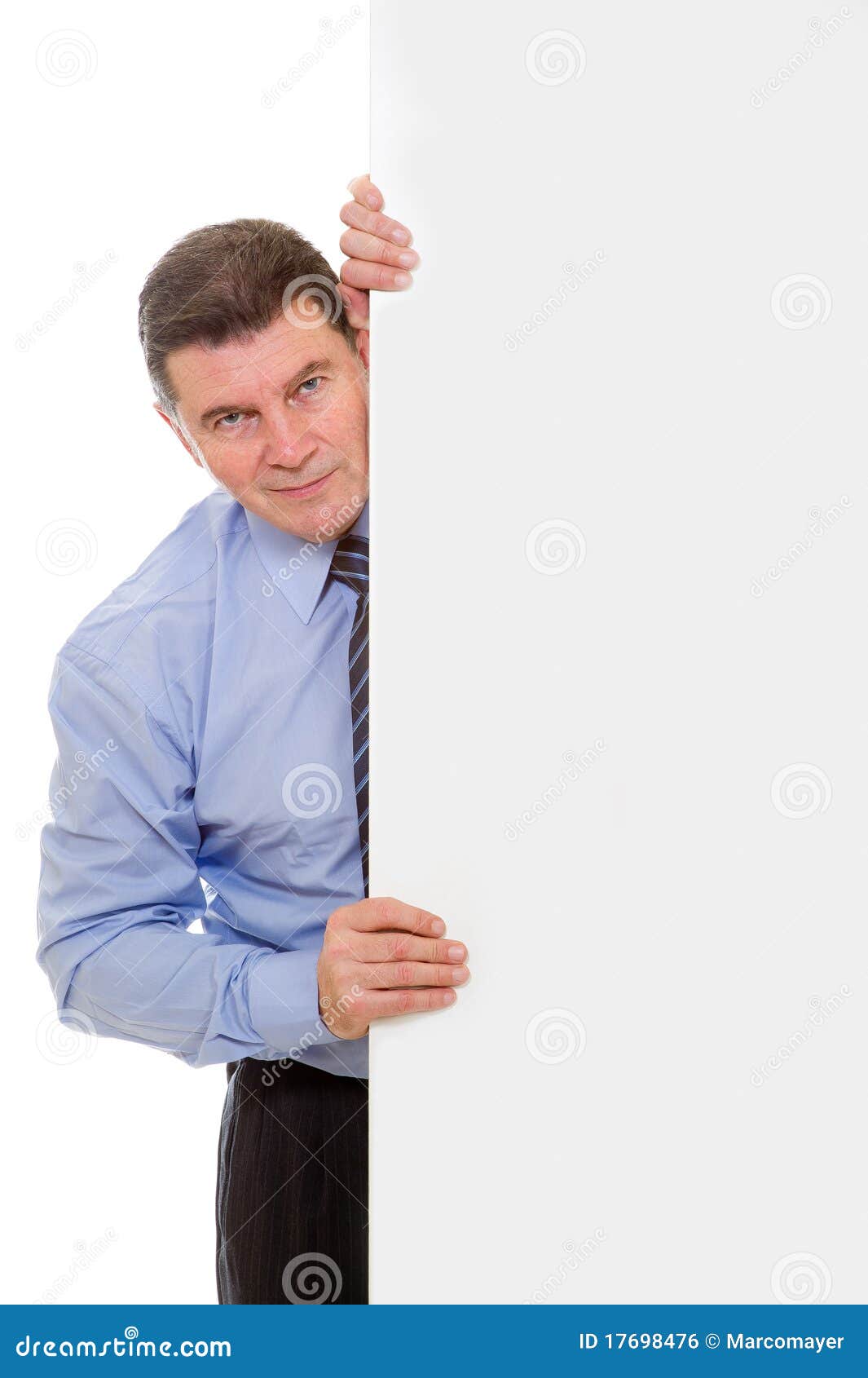 Man with billboard stock photo. Image of modern, business - 17698476