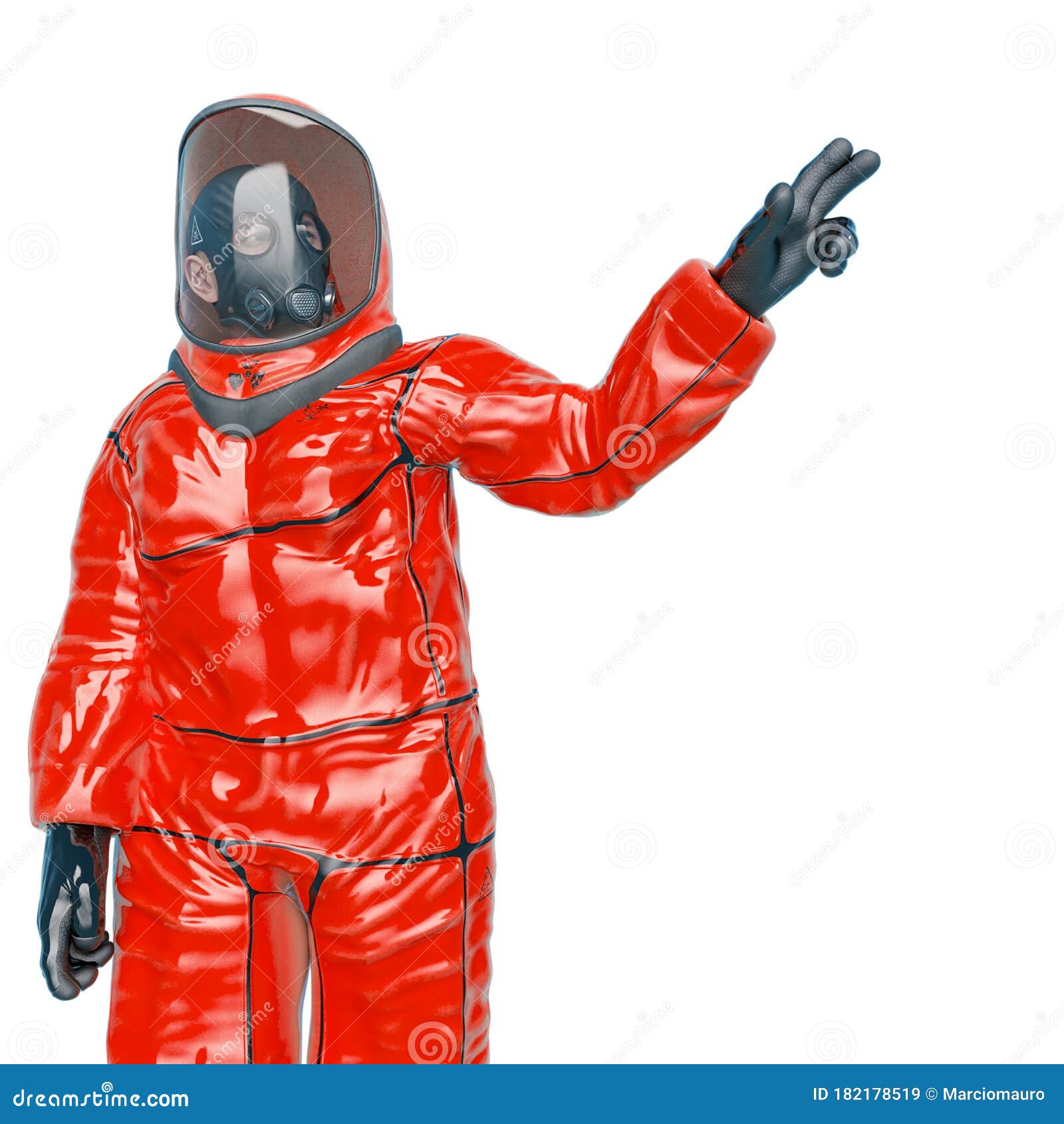 Man in a Biohazard Suit is Saying Virus is Every Where Meme Stock ...