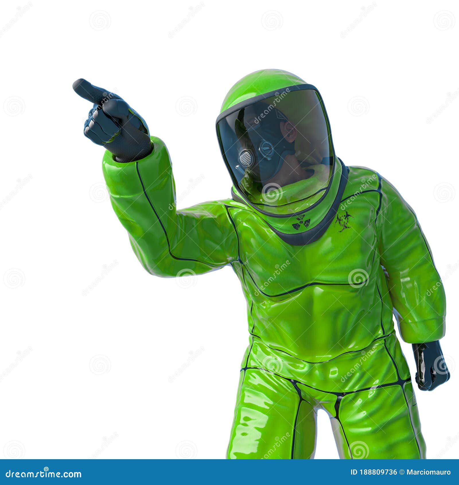 Man in a Biohazard Suit is Yelling Meme Stock Illustration ...