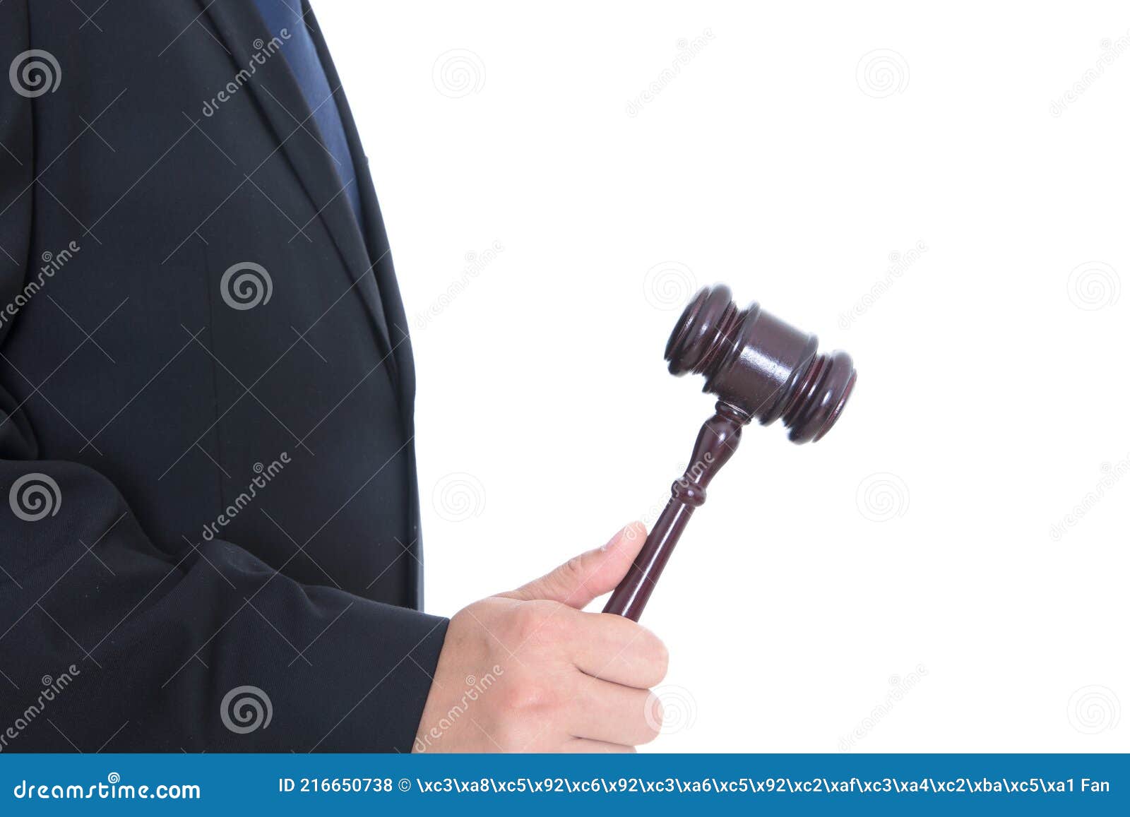 A Man in a Black Suit Holding a Hammer Stock Photo - Image of judge ...