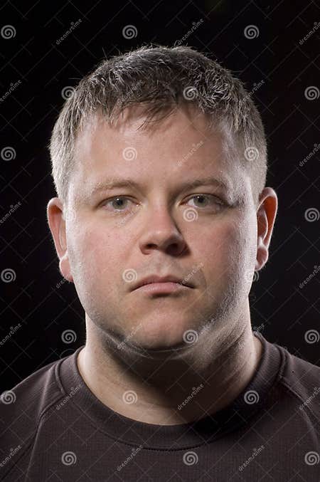 Man with Blank Expression stock photo. Image of expression - 9292958