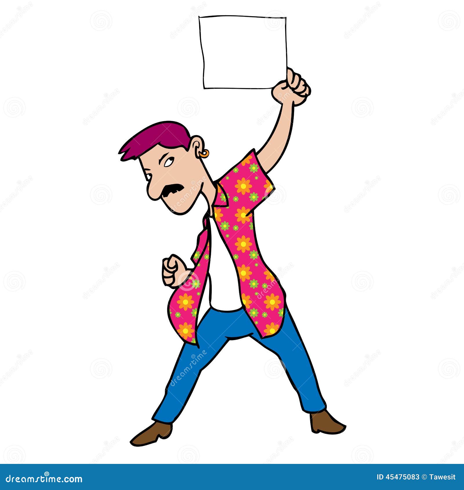 Man blank sheet stock vector. Illustration of individuality - 45475083