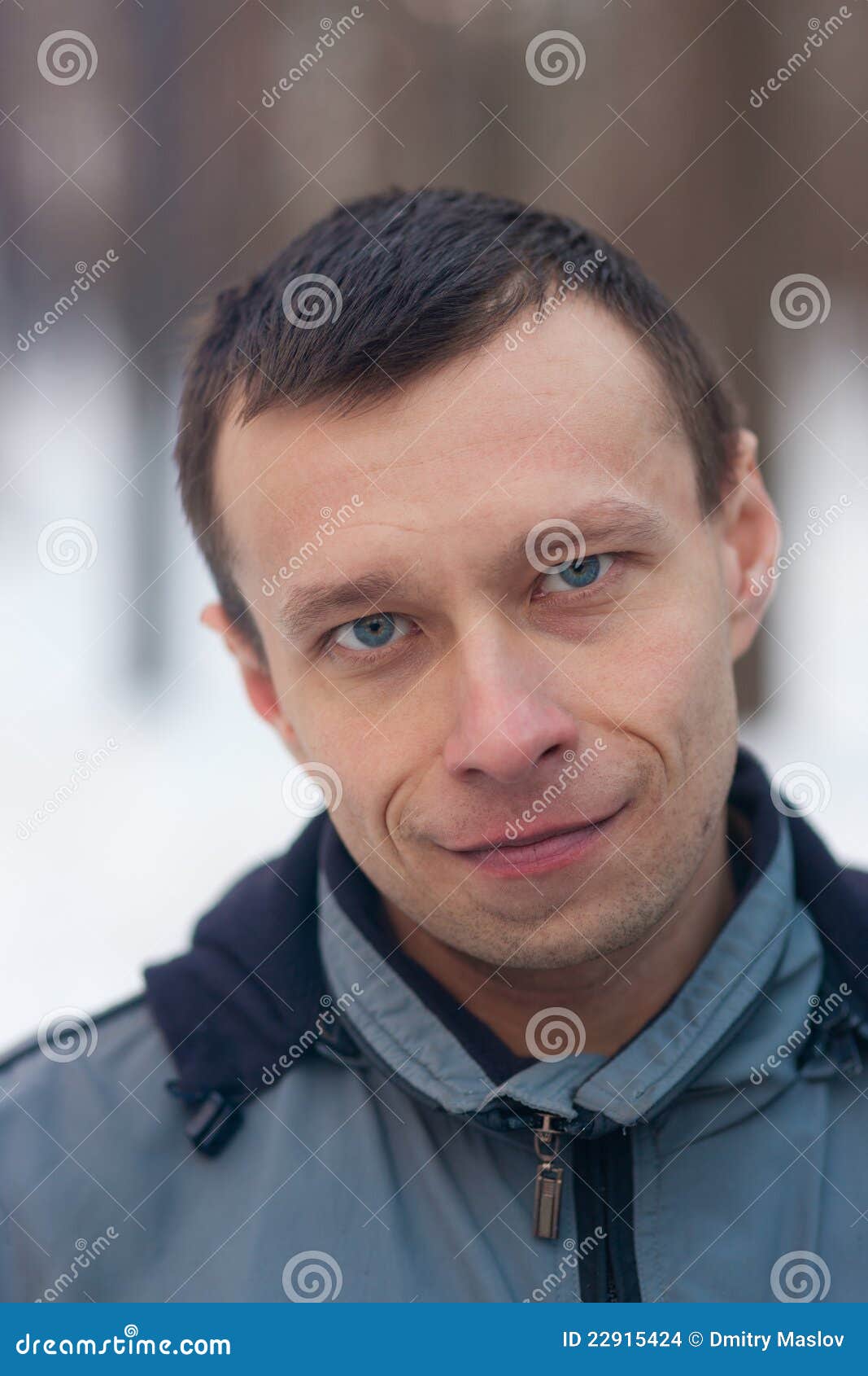 Man with blue eyes stock photo. Image of portraits, cold - 22915424