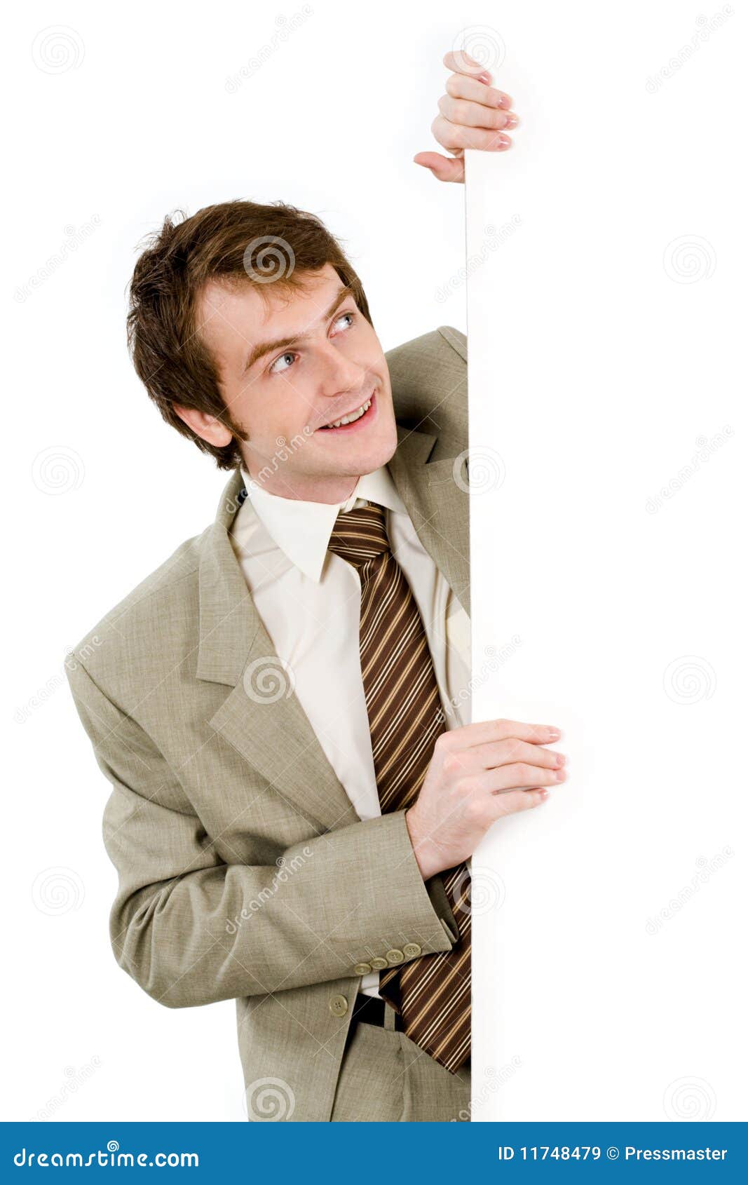 Man with board stock image. Image of employer, corporate - 11748479