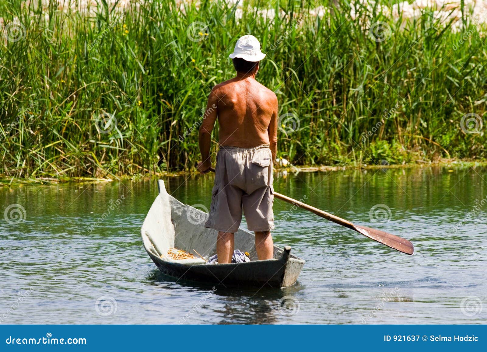Man On Boat Picture. Image: 921637