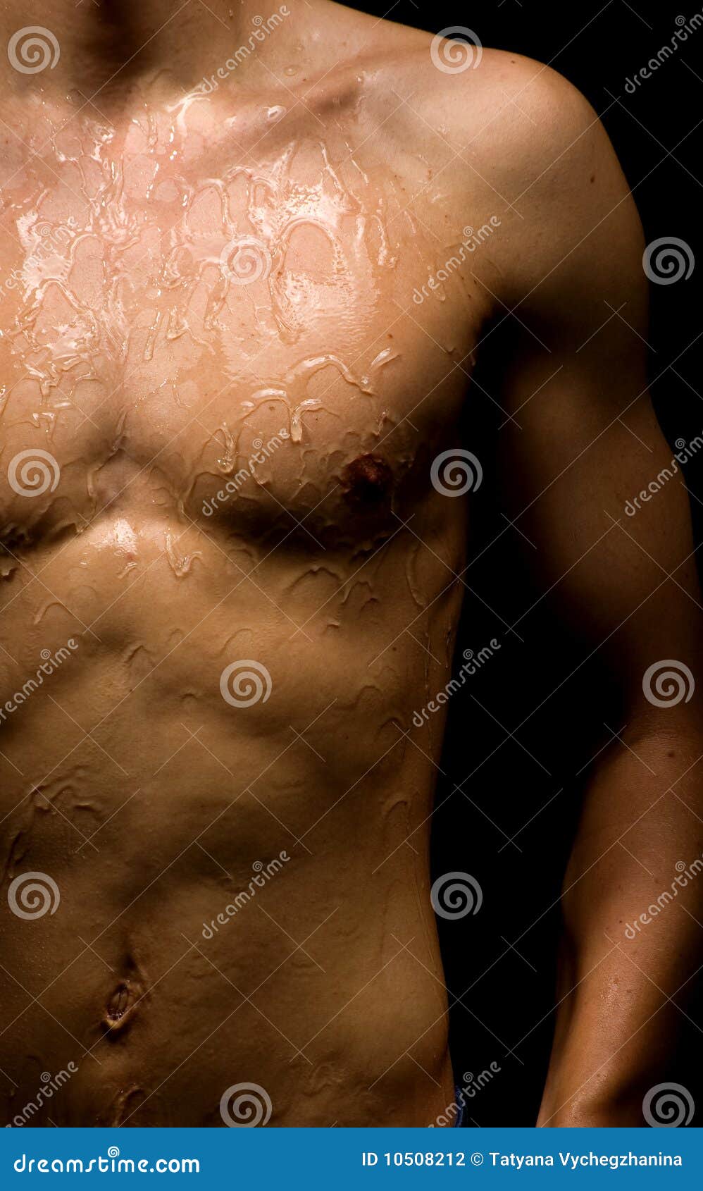 Man body wrapped stock photo. Image of attractive, muscle - 10508212