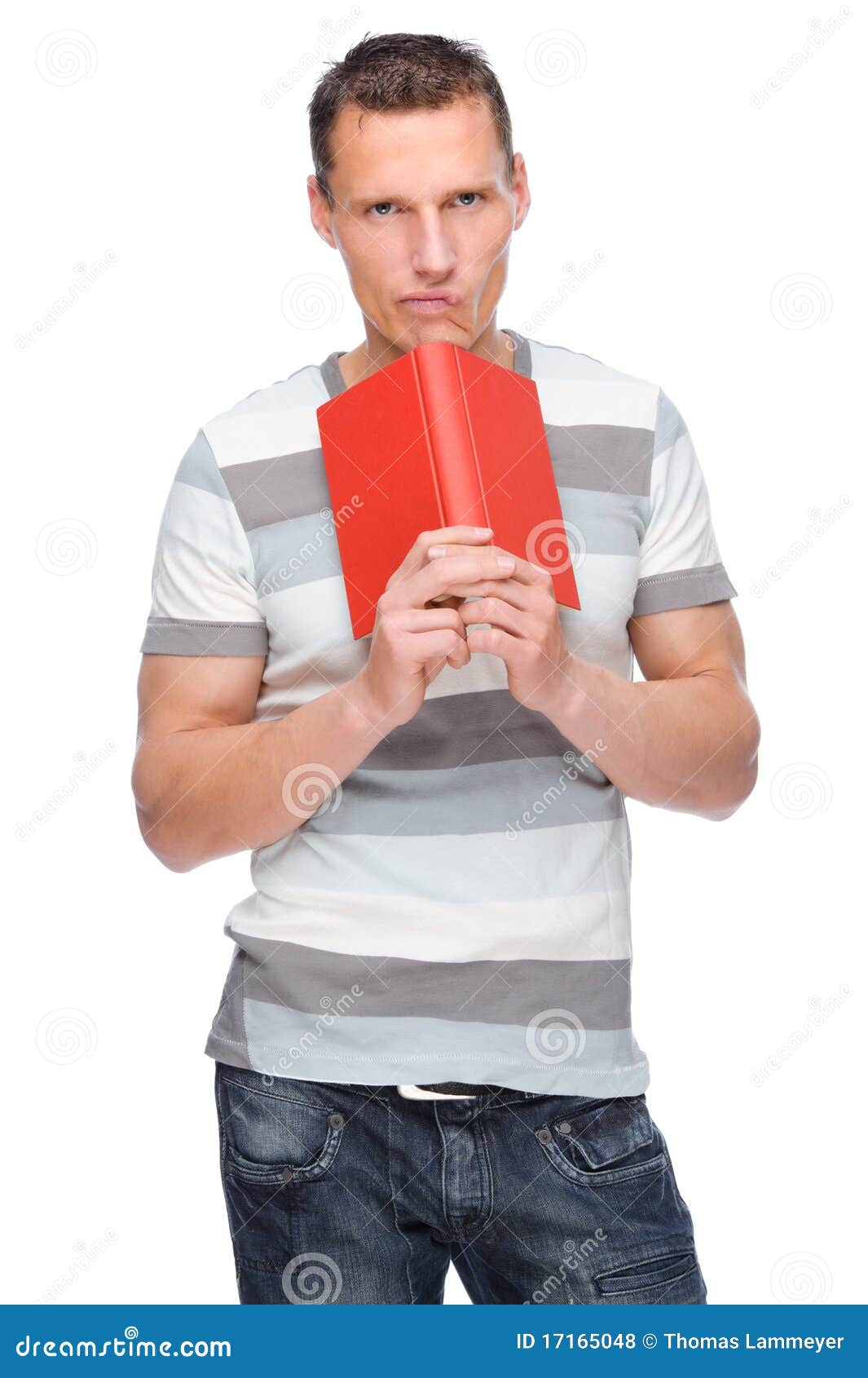 Man with book stock photo. Image of look, novel, library - 17165048