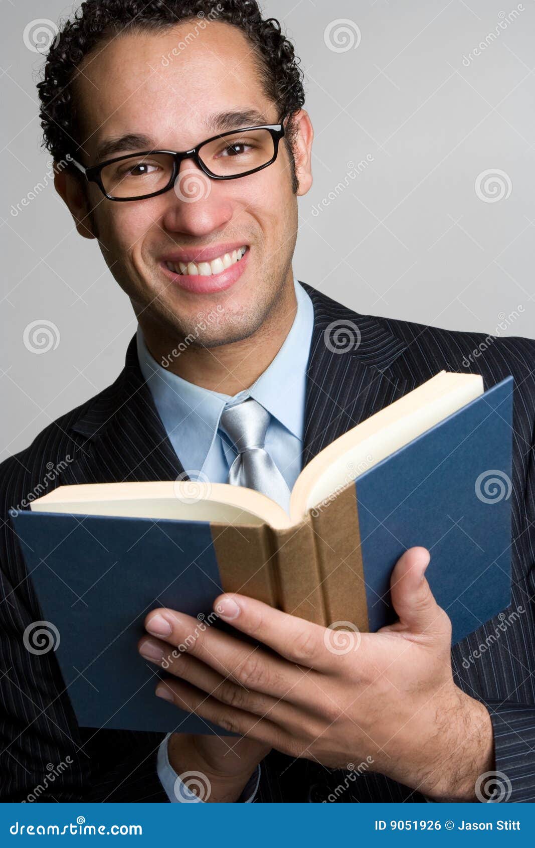 Man with Book stock photo. Image of ethnic, businessperson - 9051926