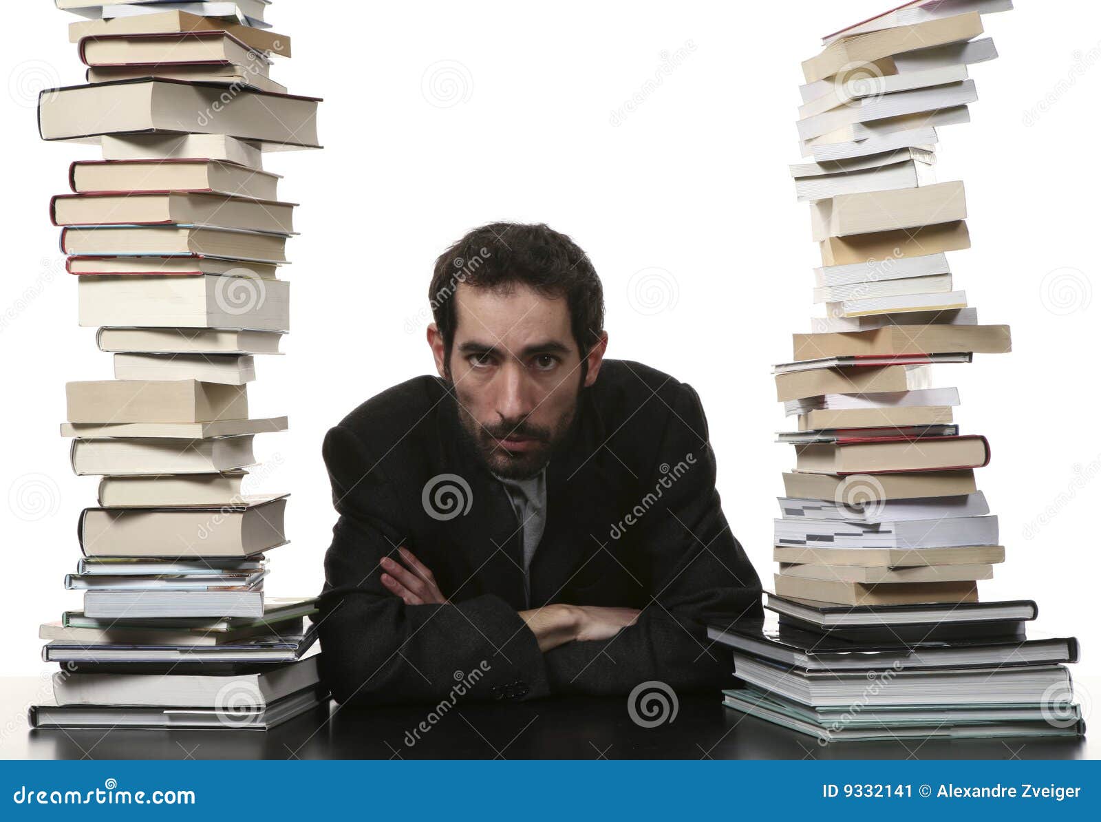 Man and book stock image. Image of school, ambient, slim - 9332141