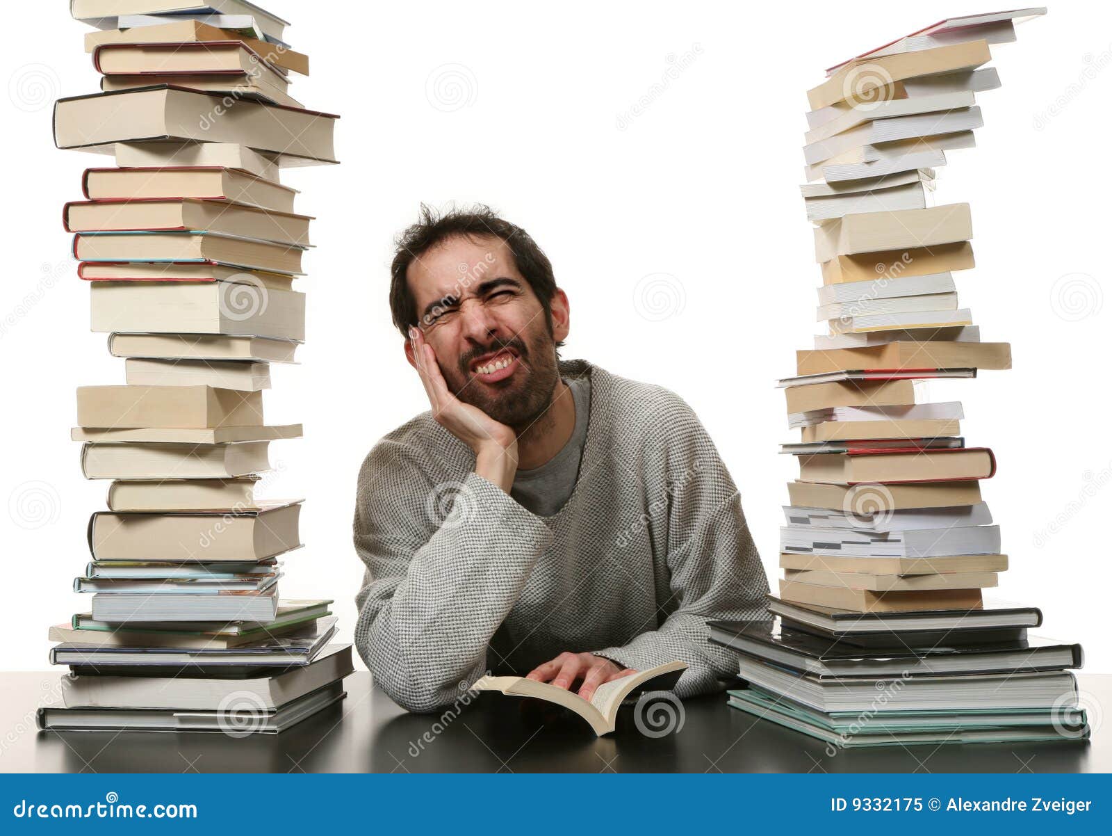 Man and book stock image. Image of reading, people, library - 9332175