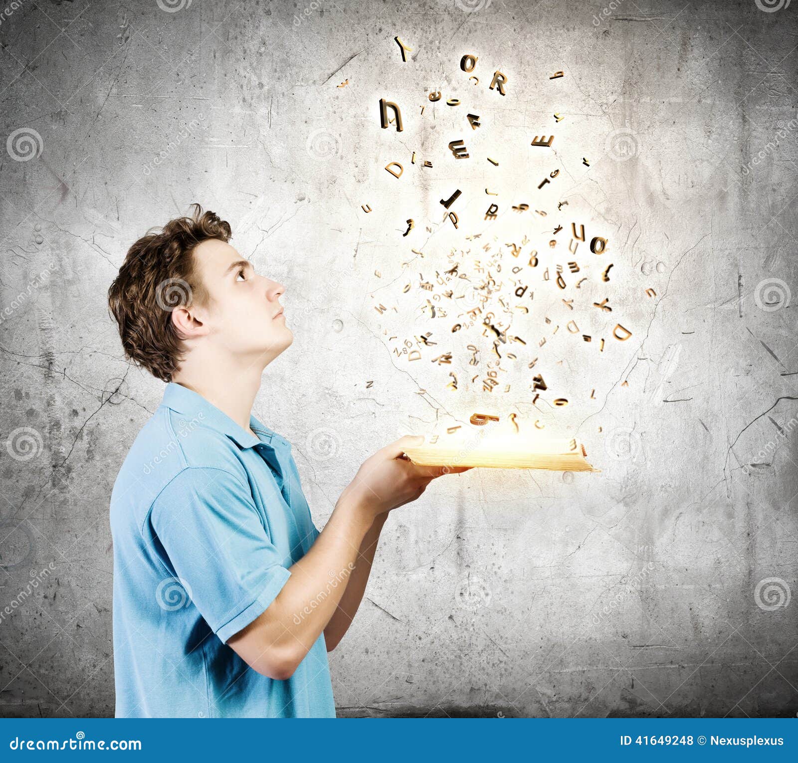 Man with book stock photo. Image of history, male, reading - 41649248