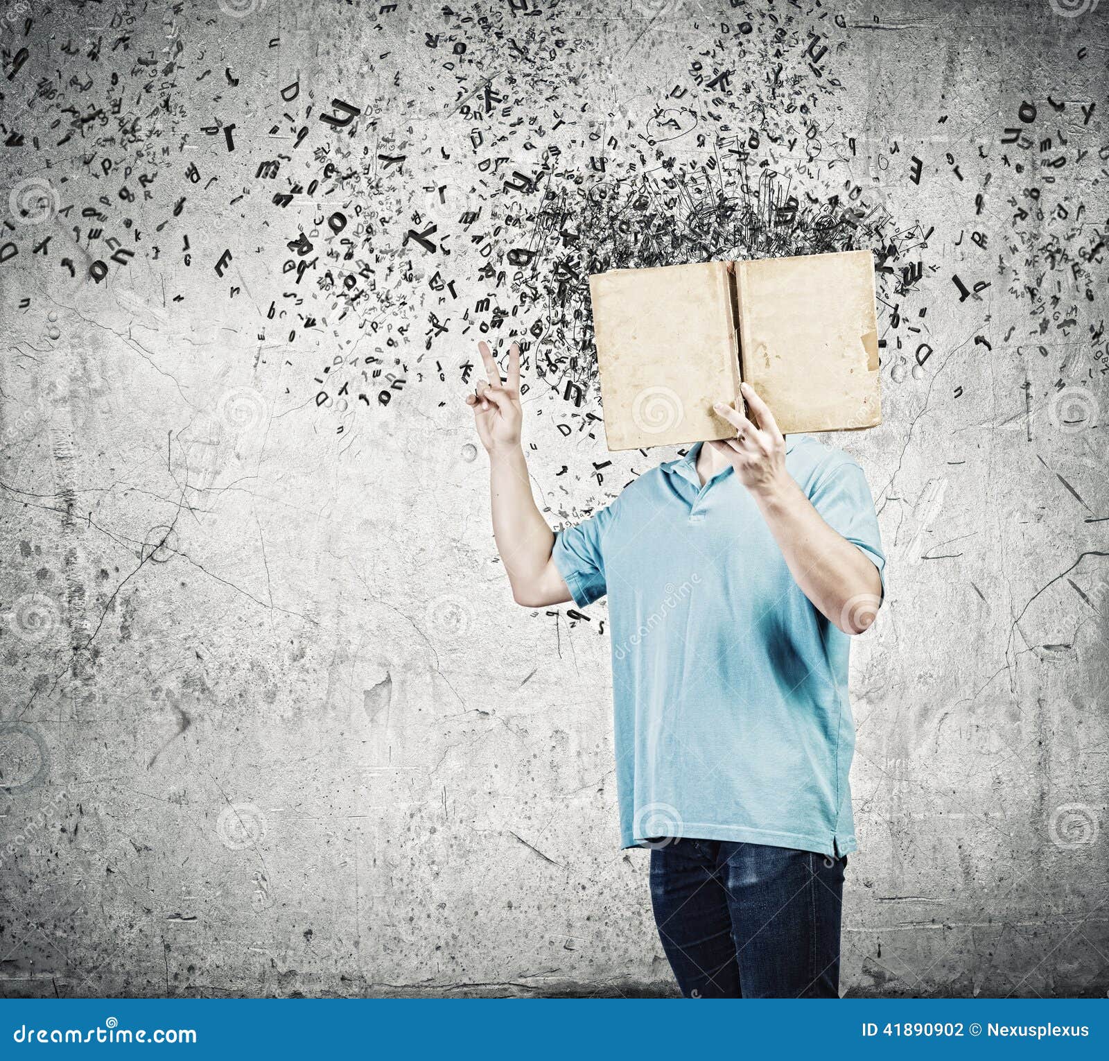 Man with book stock photo. Image of literature, education - 41890902