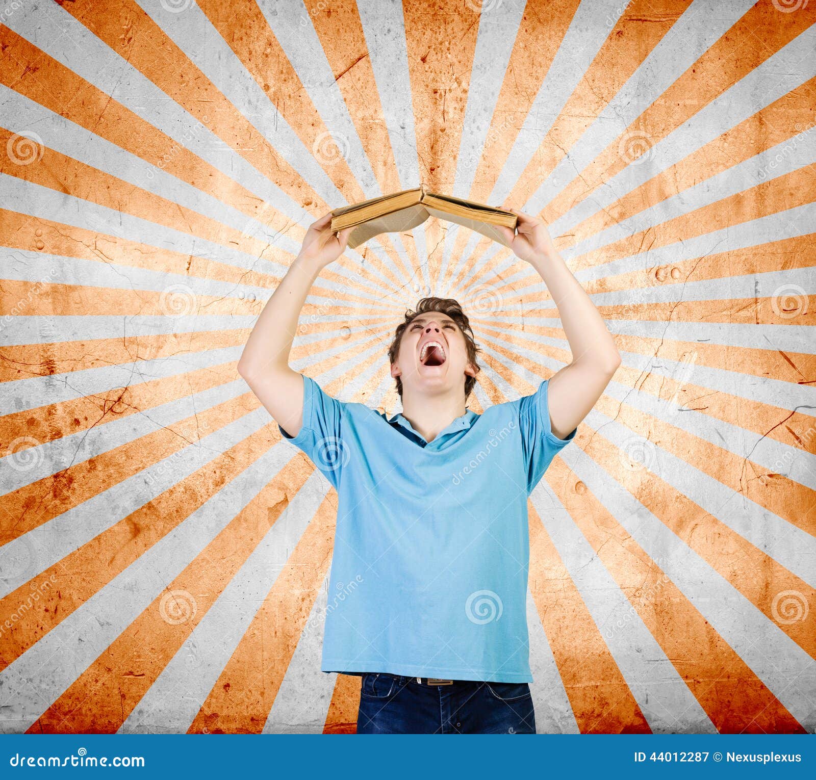 Man with book stock image. Image of literature, educated - 44012287