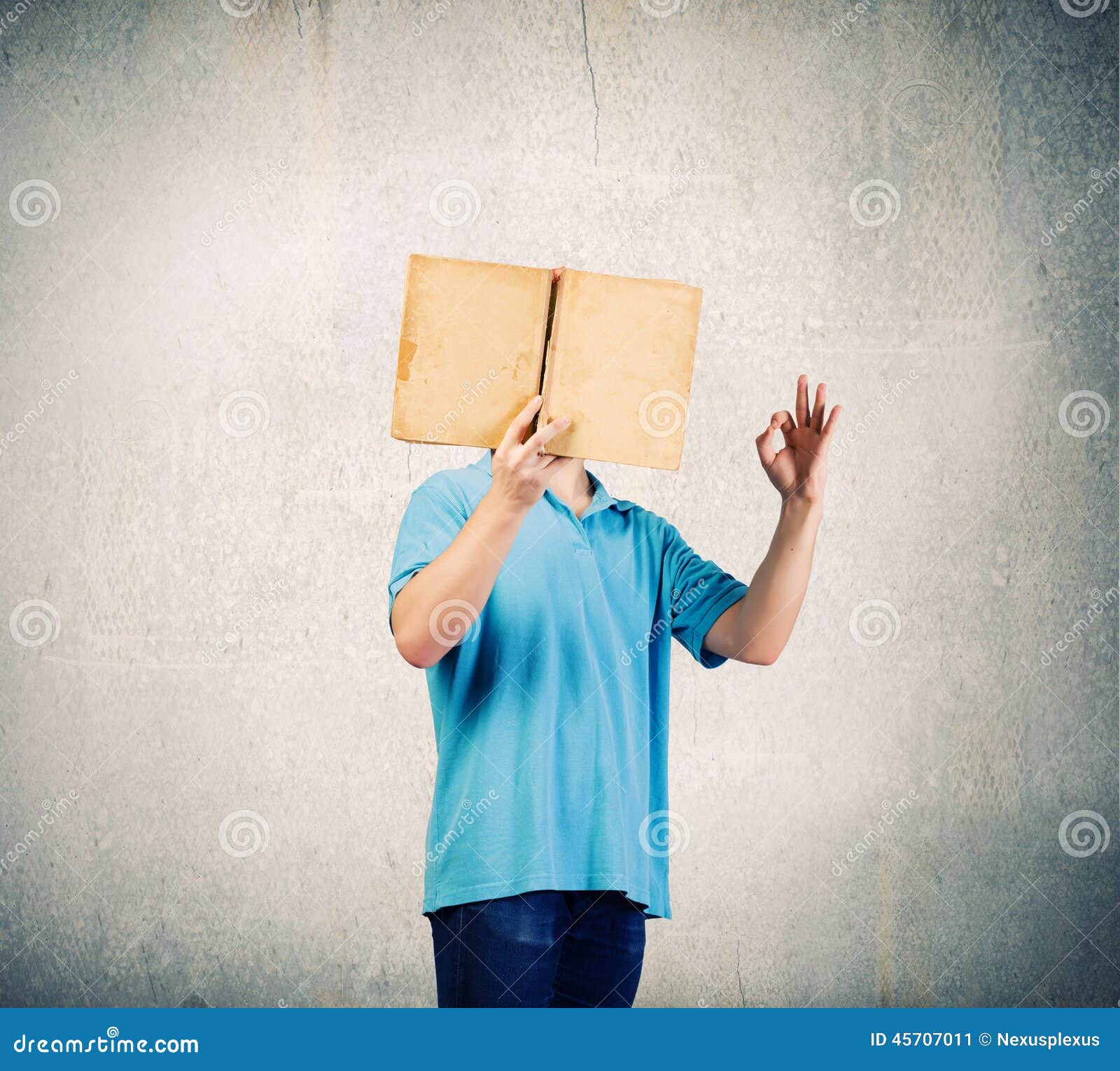 Man with book stock image. Image of literature, creativity - 45707011