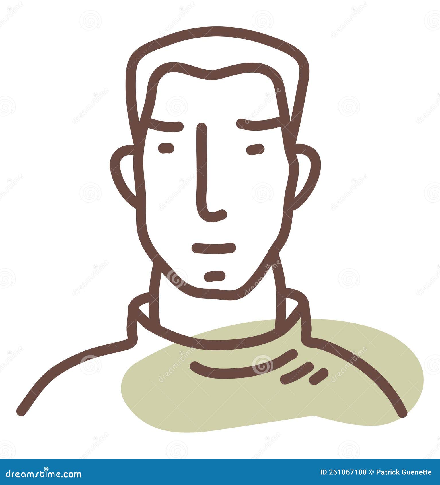 Bored Face Emoticon Filled Outline Icon Cartoon Vector | CartoonDealer ...