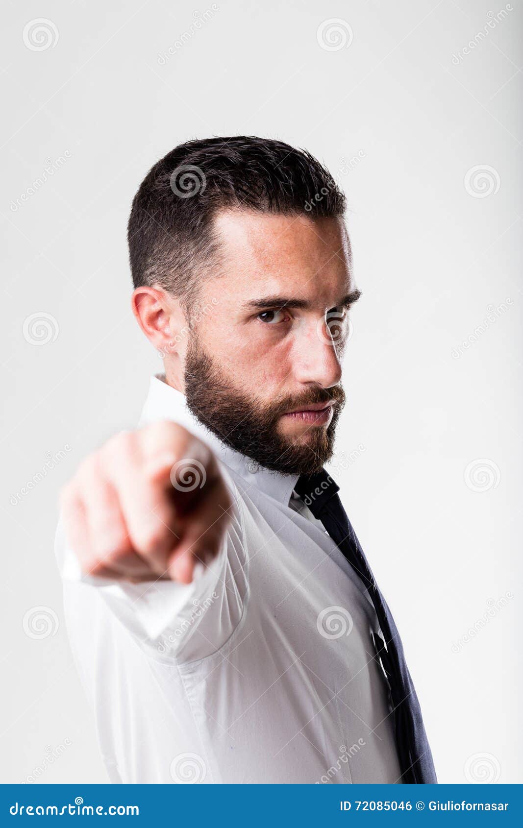 Man (boss) Pointing Out To You Stock Photo - Image of hipster, danger ...
