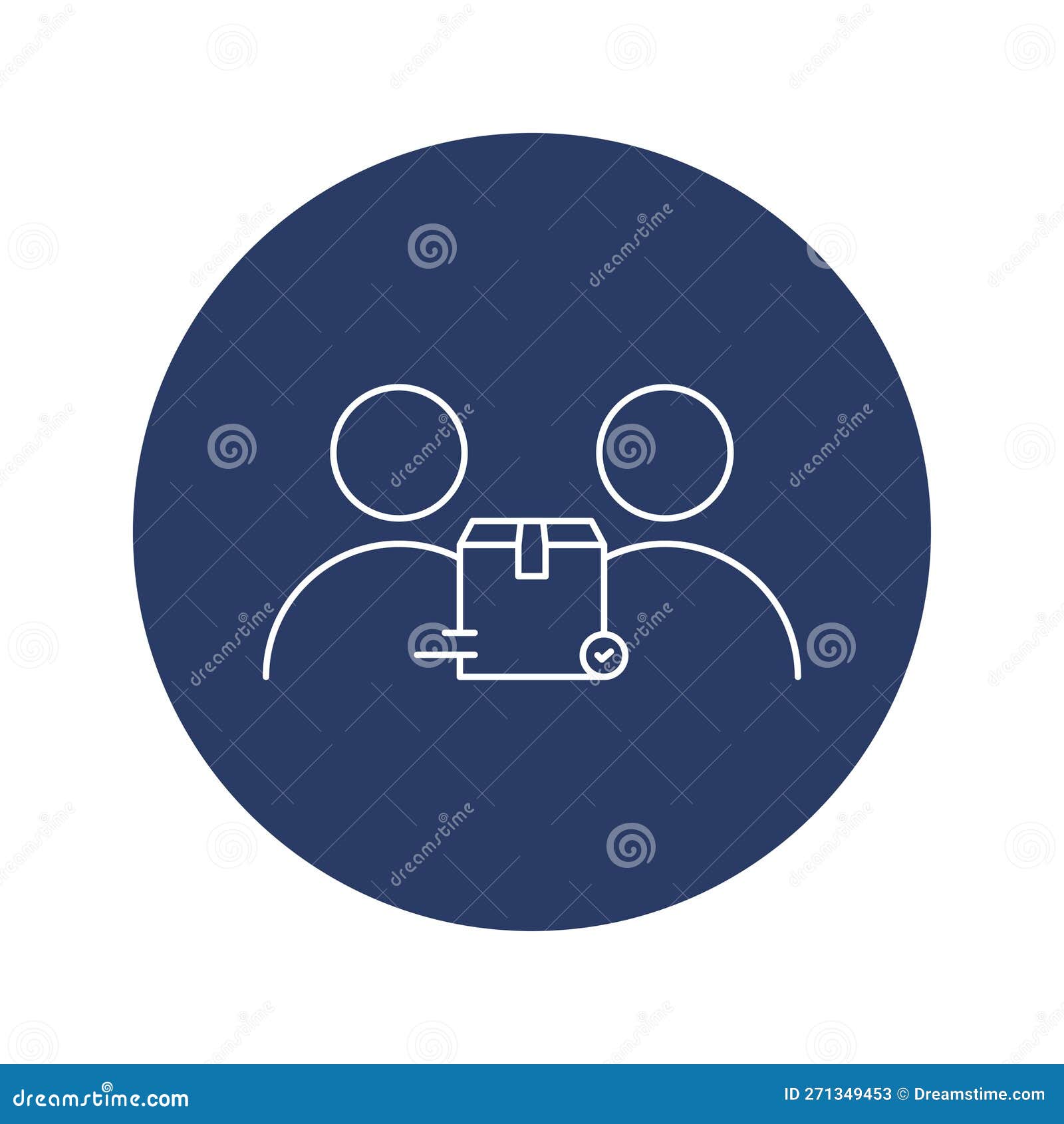 Man, Box, Parcel Box, Parcel, Parcel Delivery Man Icon Stock Vector ...