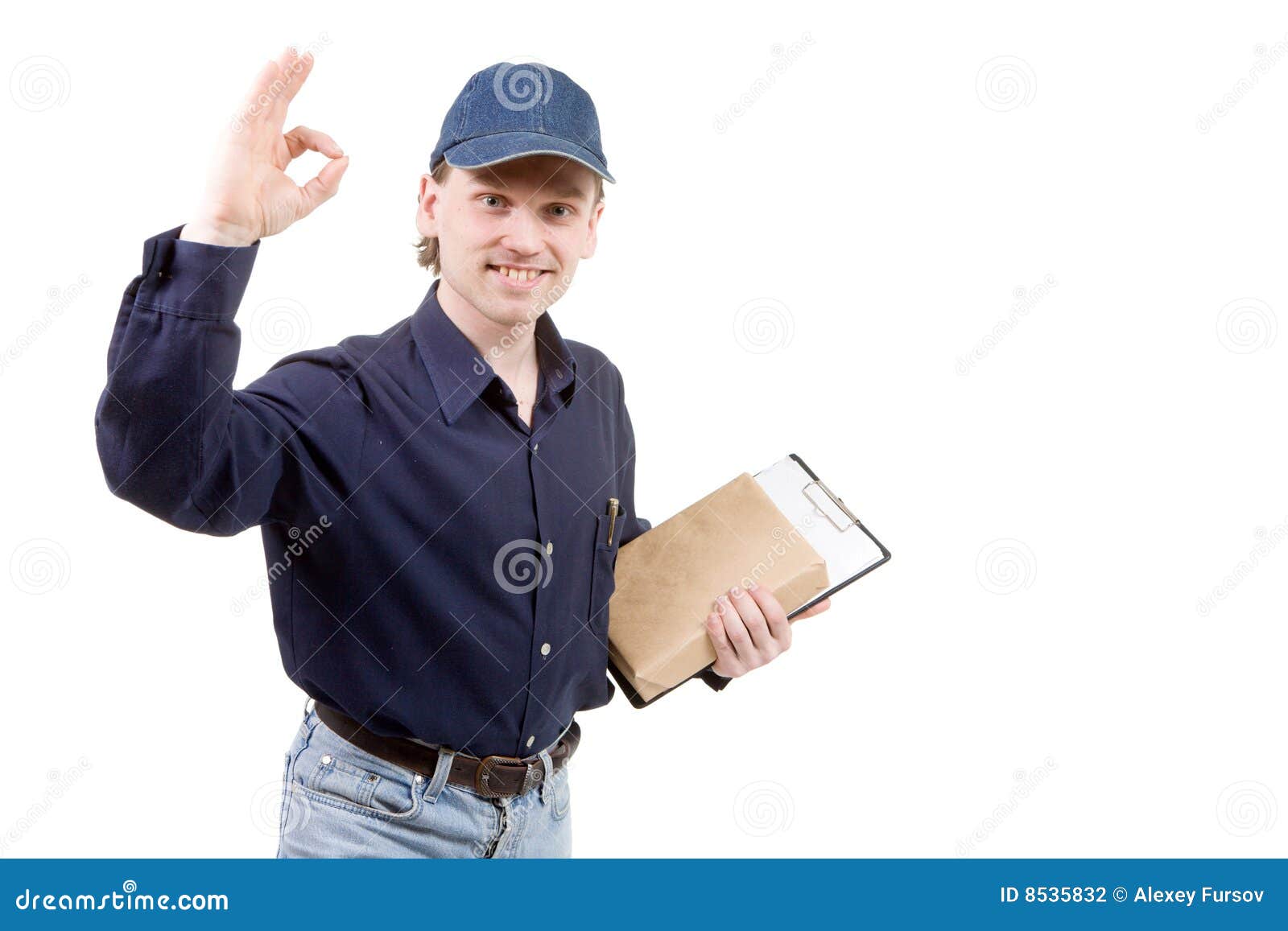 Man with boxes stock photo. Image of heavy, delivering - 8535832