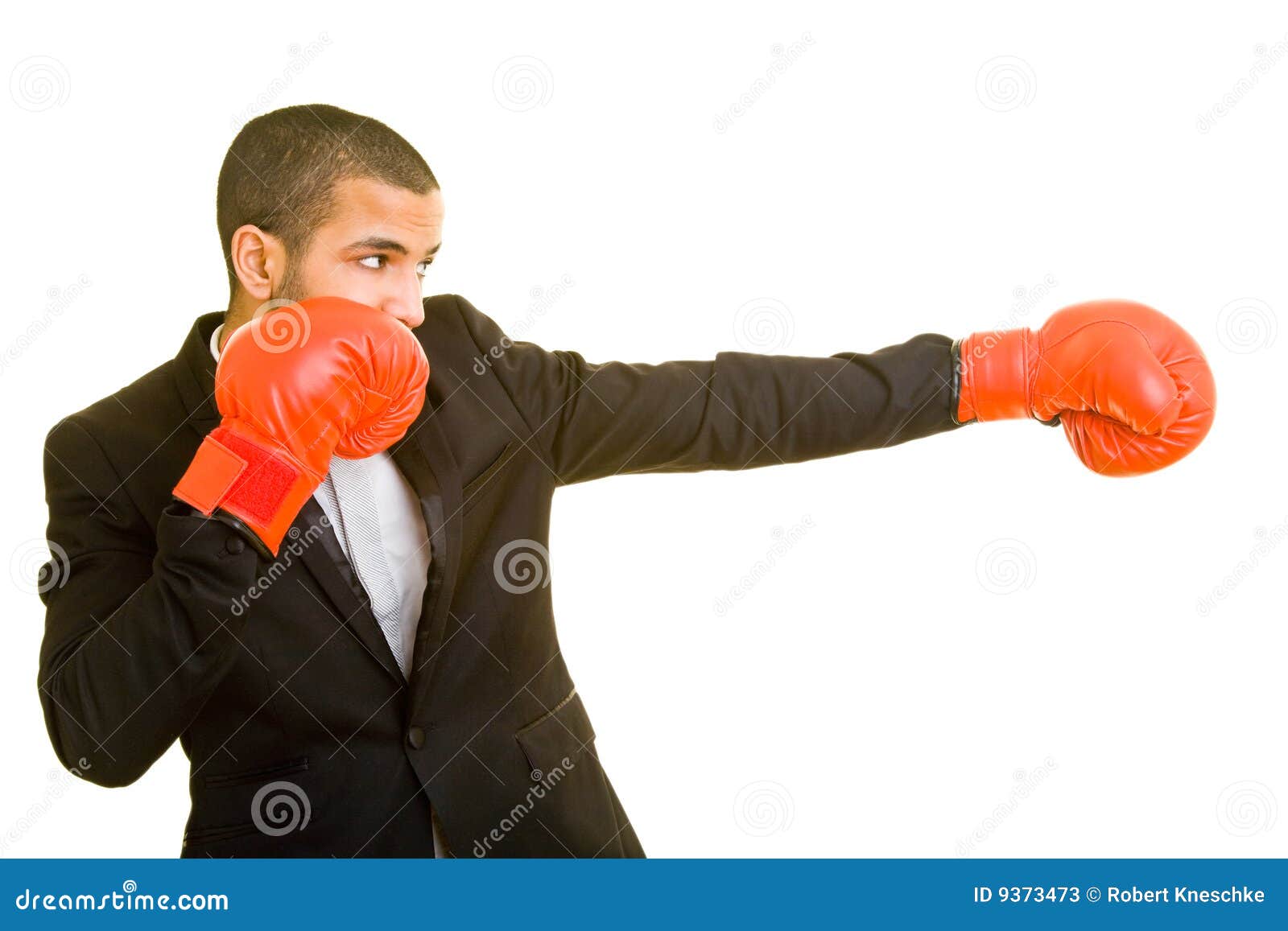 Man boxing stock image. Image of horizontal, hitting, challenge - 9373473