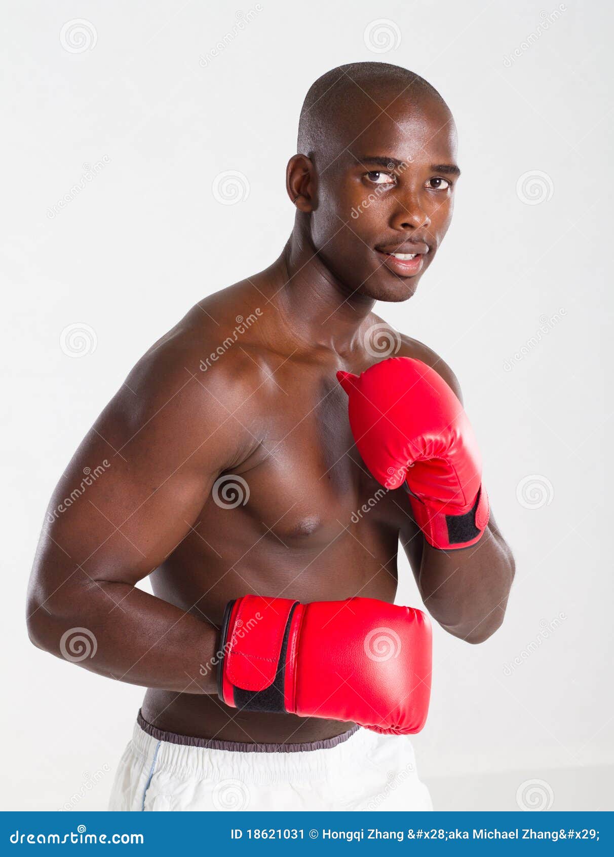 Man with boxing gloves stock image. Image of healthy - 18621031