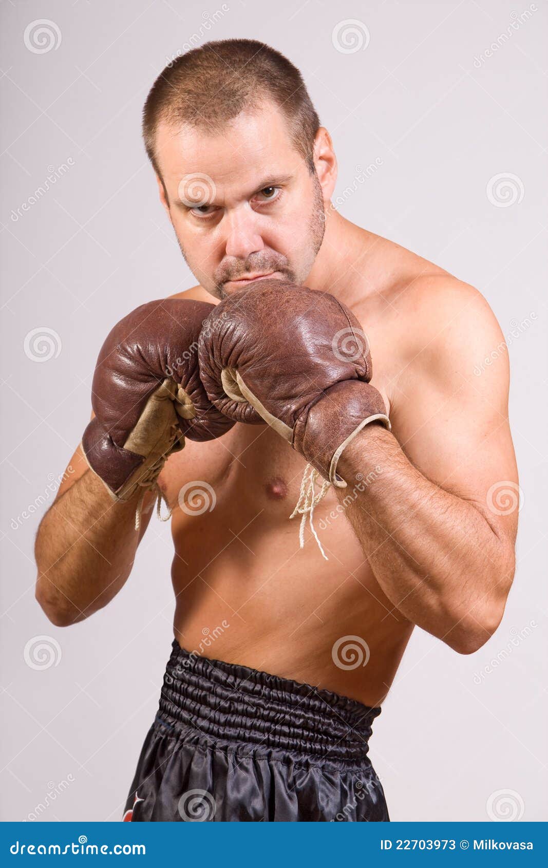 Man in boxing gloves stock image. Image of muscles, caucasian - 22703973