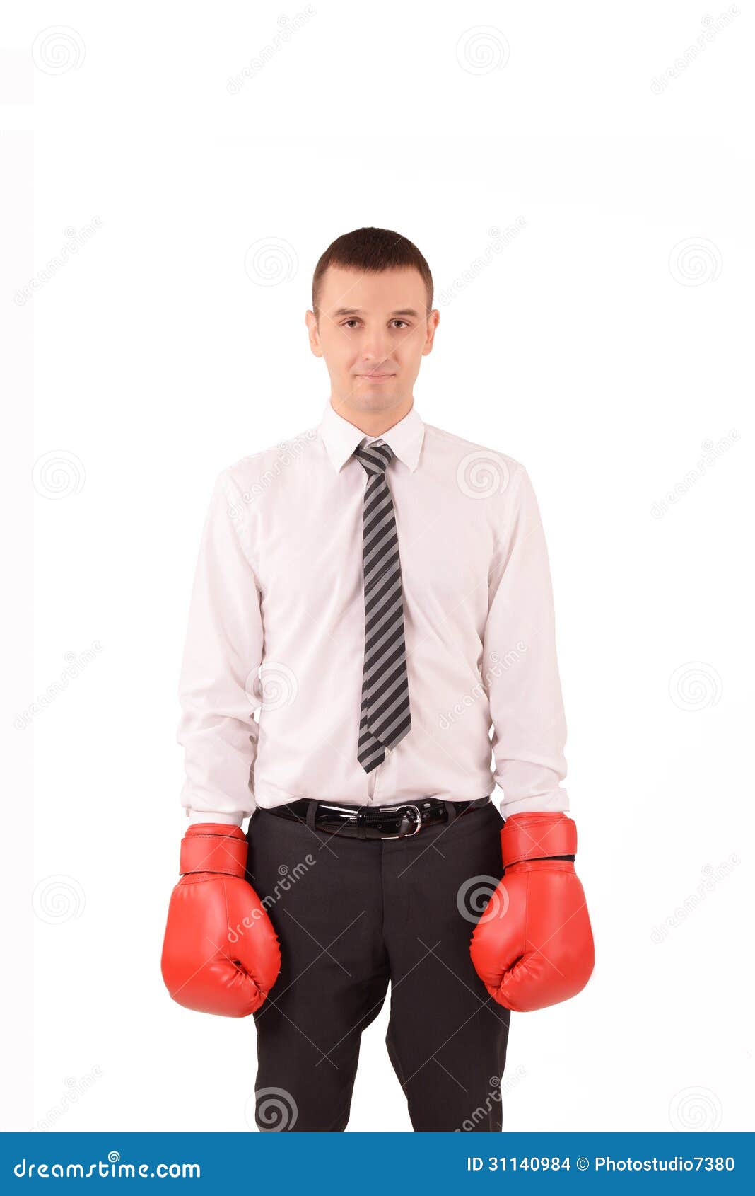 Man in boxing gloves stock photo. Image of gloves, hands - 31140984