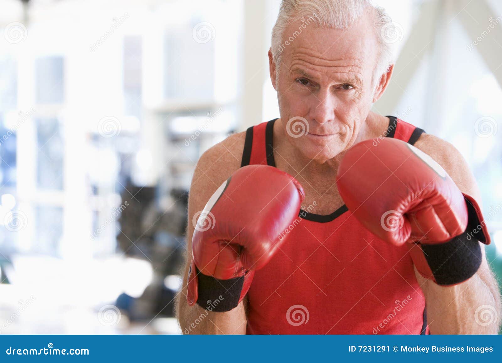 Man Boxing at Gym stock image. Image of active, indoors - 7231291