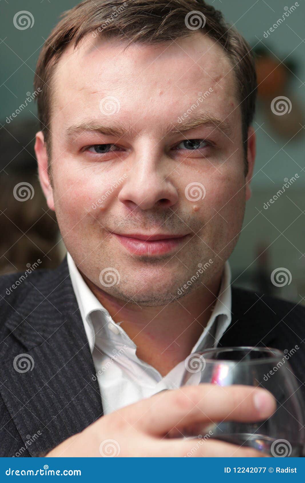 Man with brandy stock image. Image of adult, addiction - 12242077