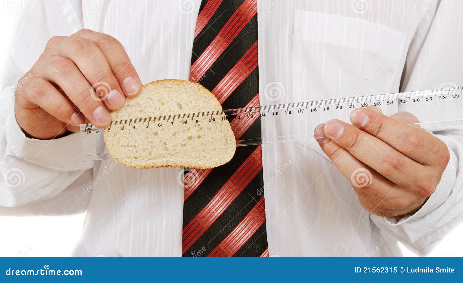 Man with bread. stock image. Image of documant, indoors - 21562315