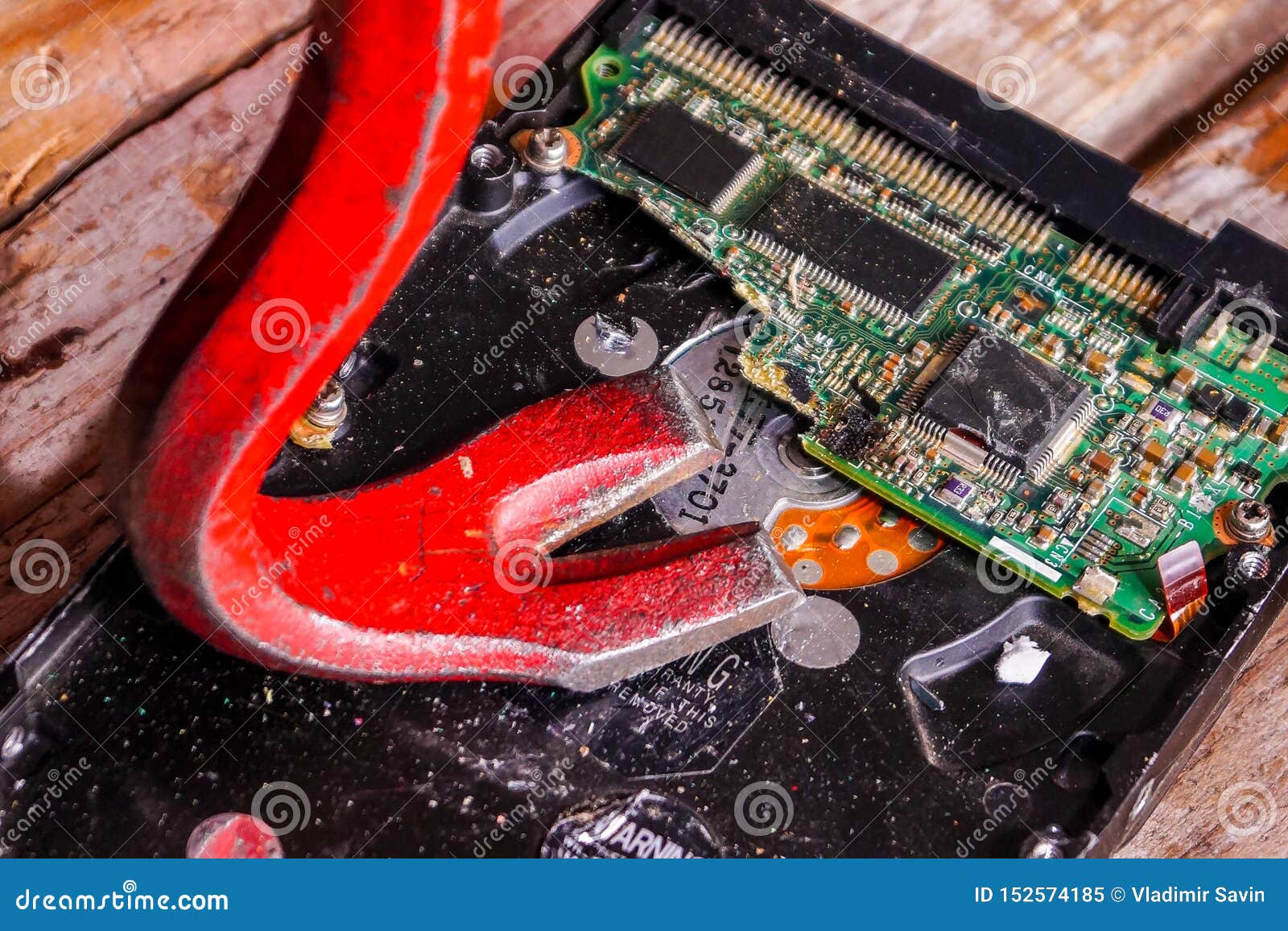 A Man Breaks a Computer Using Locksmith Tools Stock Image - Image of ...