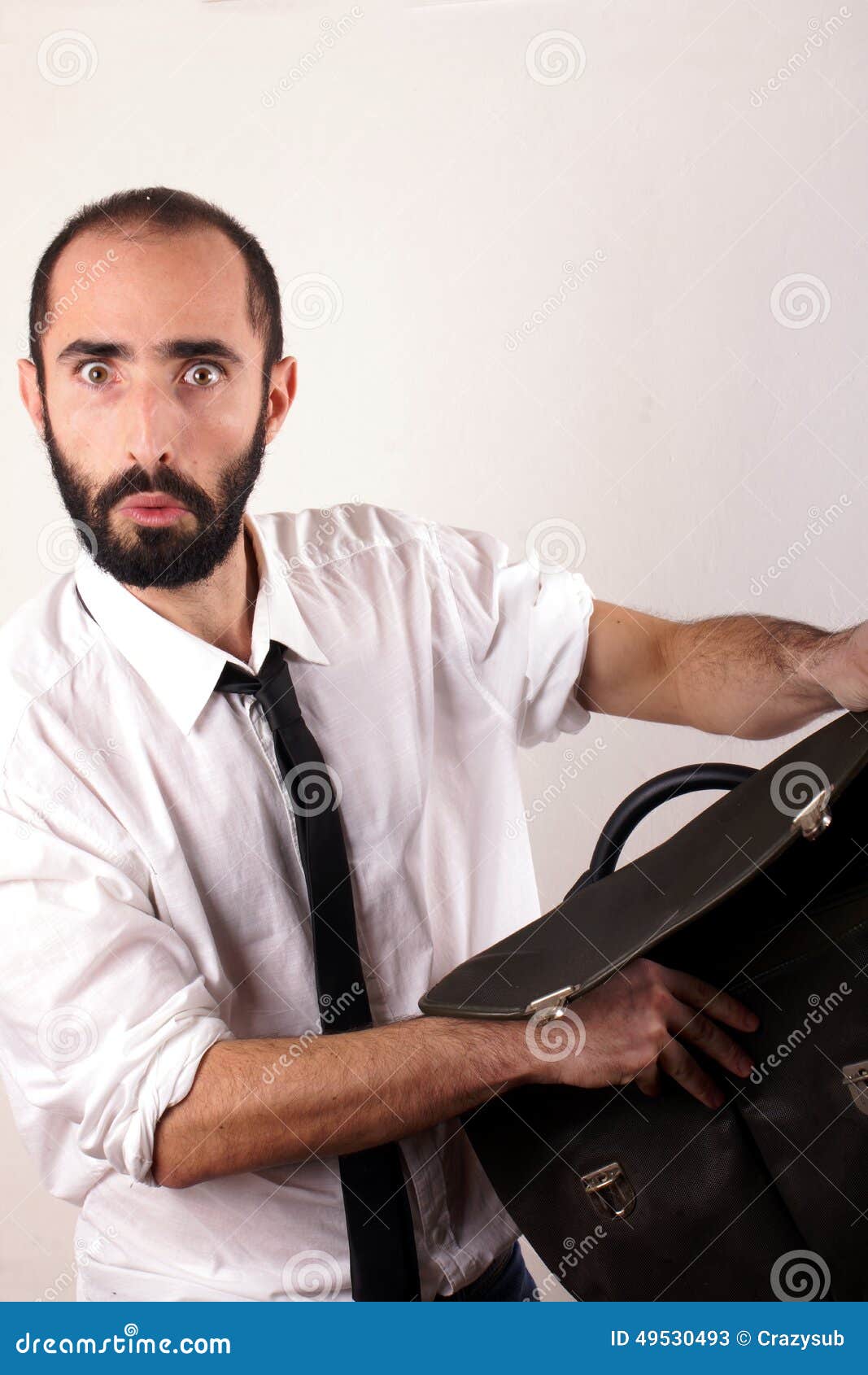 Man with briefcase stock image. Image of case, running - 49530493