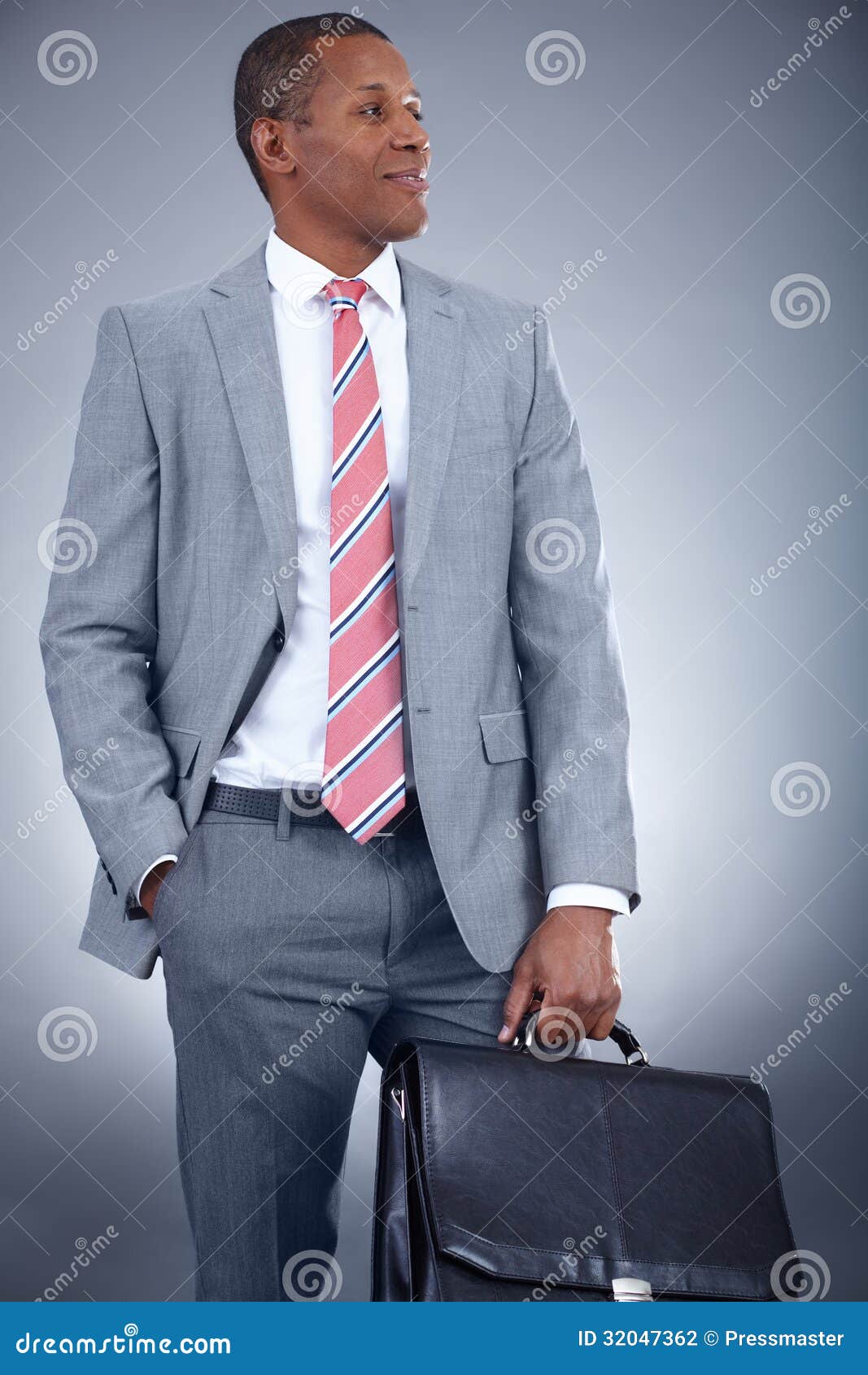 Man with briefcase stock photo. Image of employee, expression - 32047362