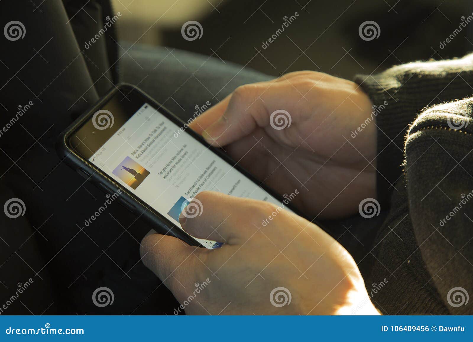Man Browsing the Web on a Mobile Phone Editorial Photo - Image of ...
