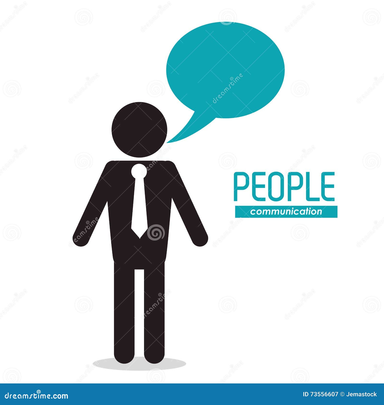 Man and Bubble Icon. People Design. Vector Graphic Stock Illustration ...