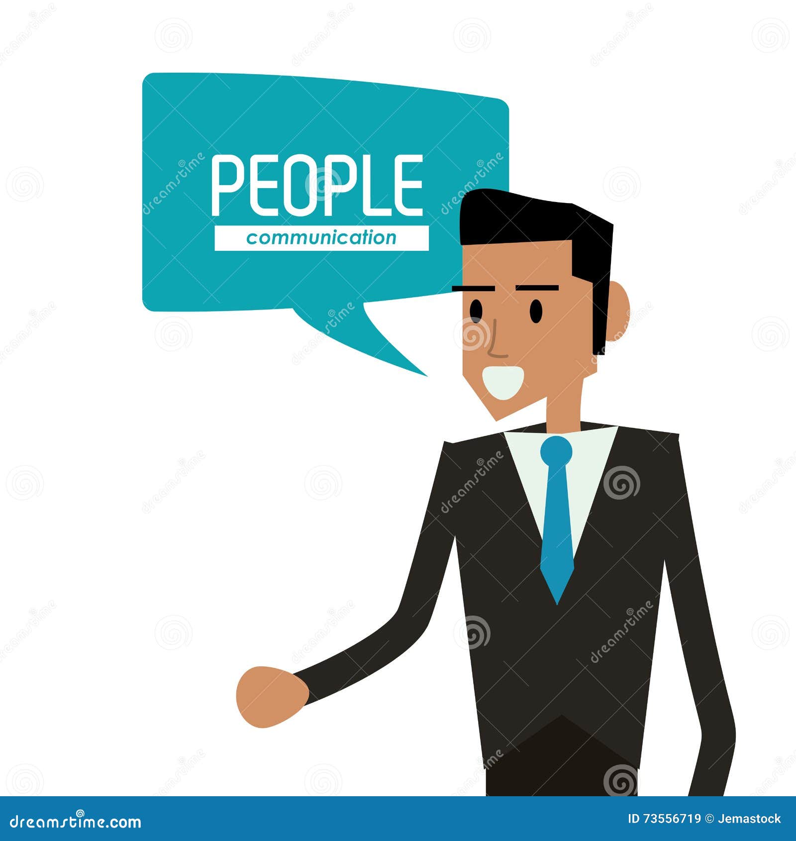 Man and Bubble Icon. People Design. Vector Graphic Stock Illustration ...