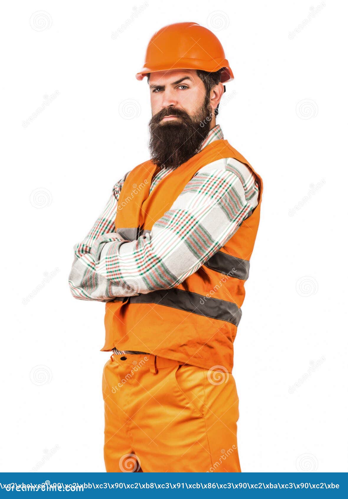 Man Builders, Industry. Worker in Construction Uniform. Architect ...