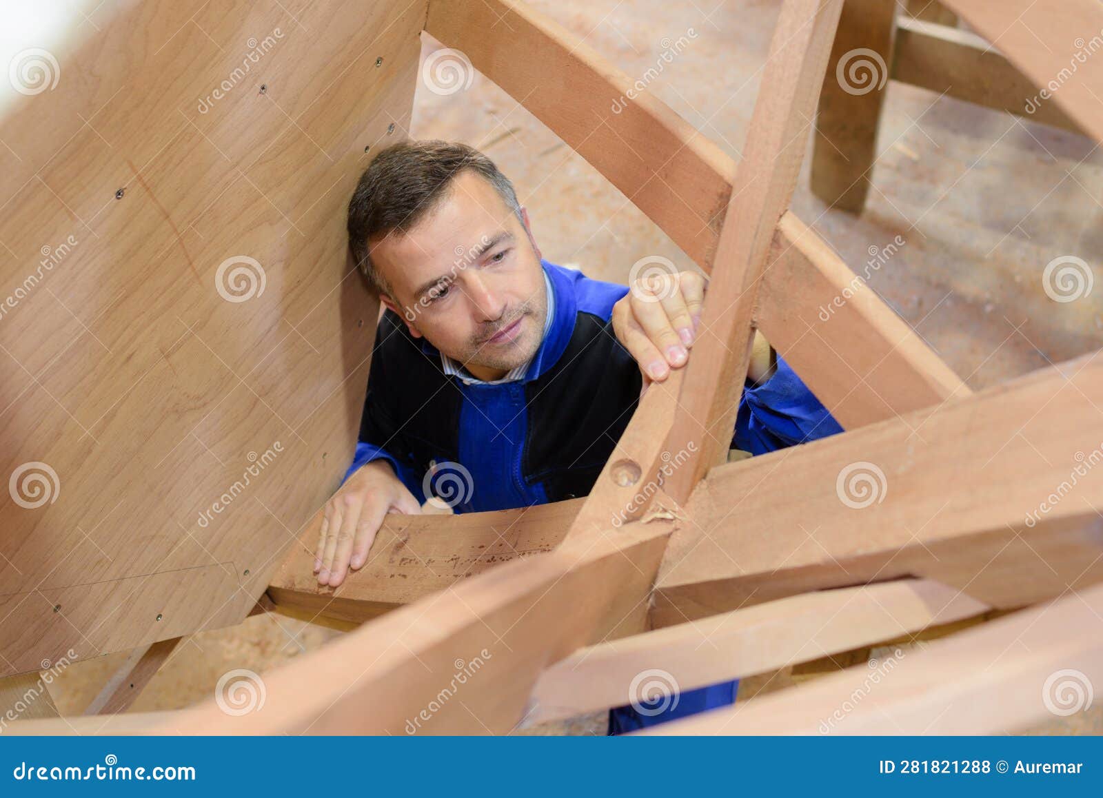 Man building boat stock photo. Image of shipwright, specialize - 281821288