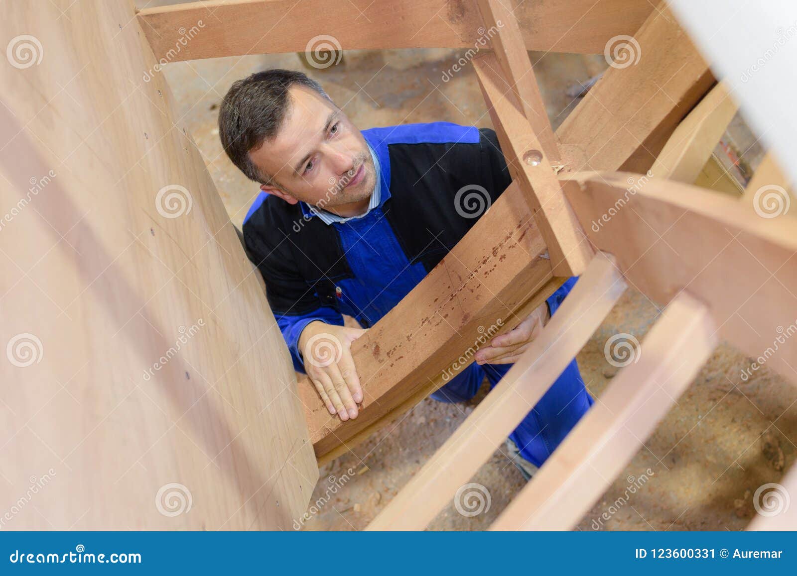 Man building a boat stock image. Image of gunnel, deck - 123600331