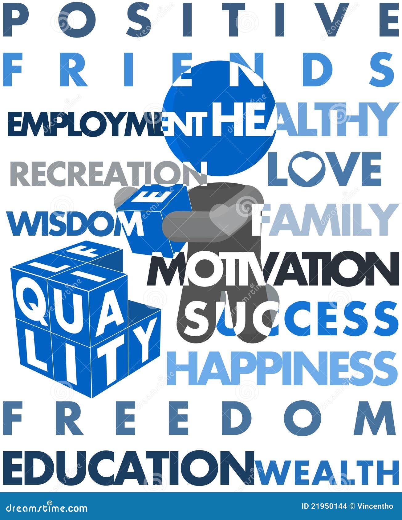 Quality Of Life Vector Icon Isolated On White Background. Outline, Thin ...