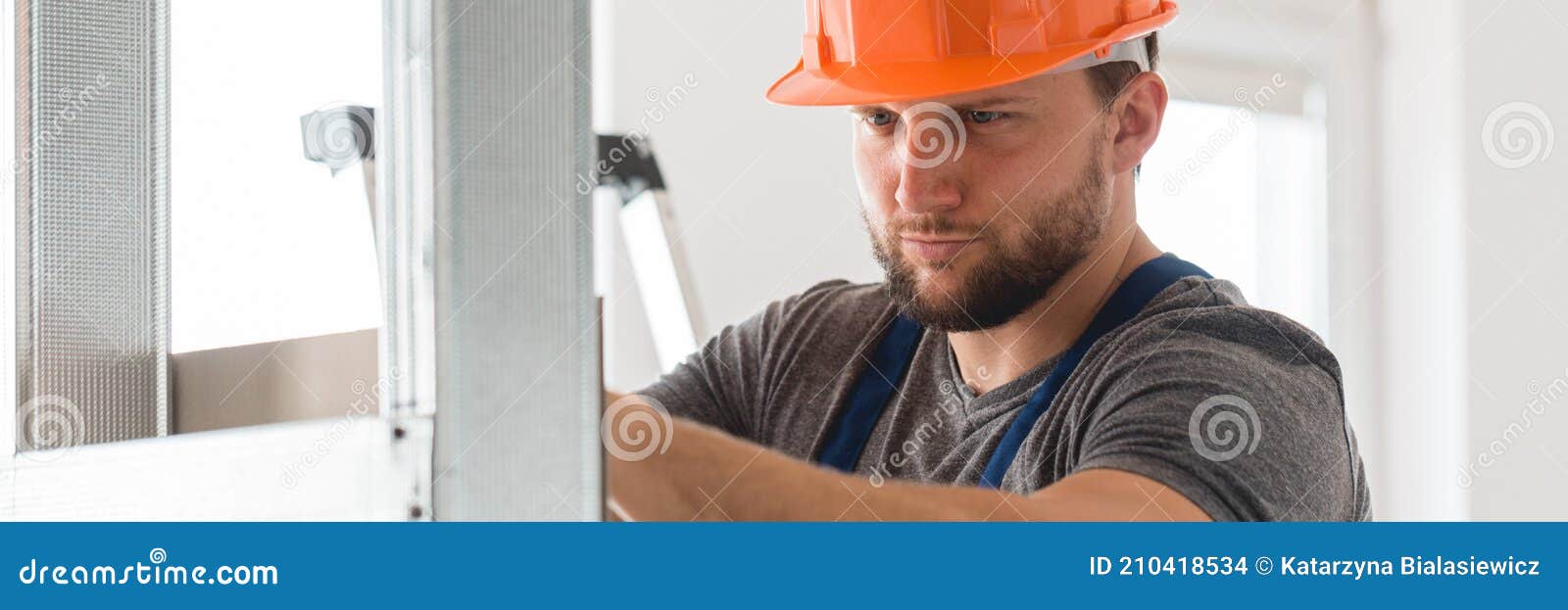 Man building a wall stock photo. Image of plan, space - 210418534