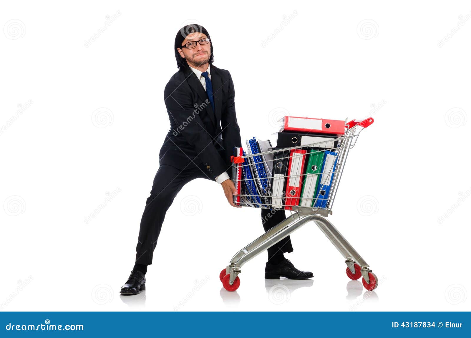 Man with business folders stock photo. Image of excited - 43187834