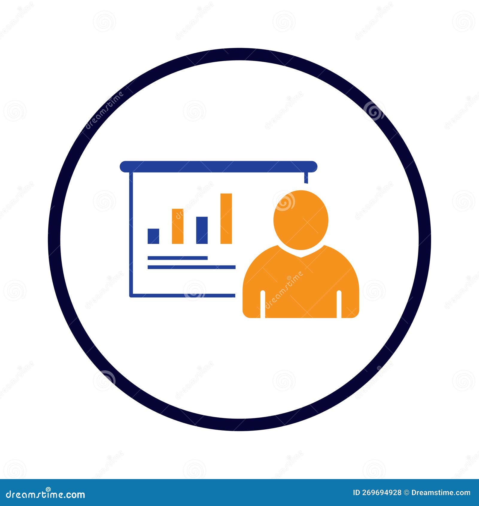 Man, Business Grow, Graph, Presentation, Online Business Grow ...