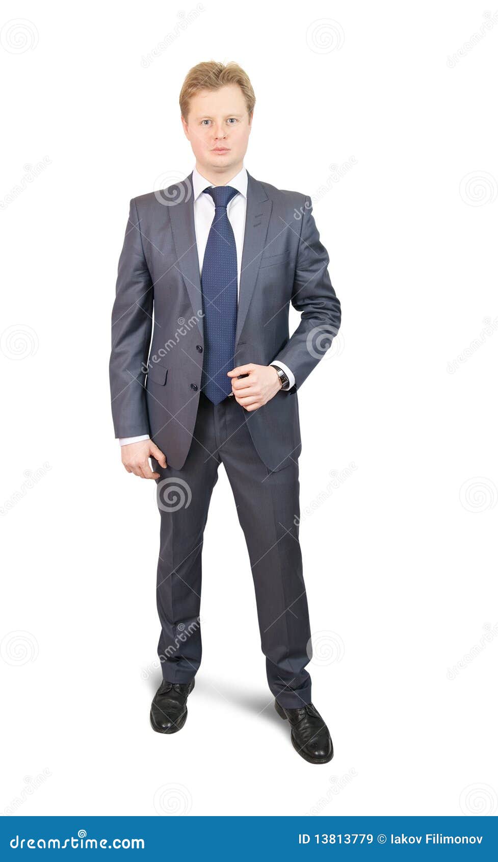 Man in business outfit stock image. Image of full, person - 13813779