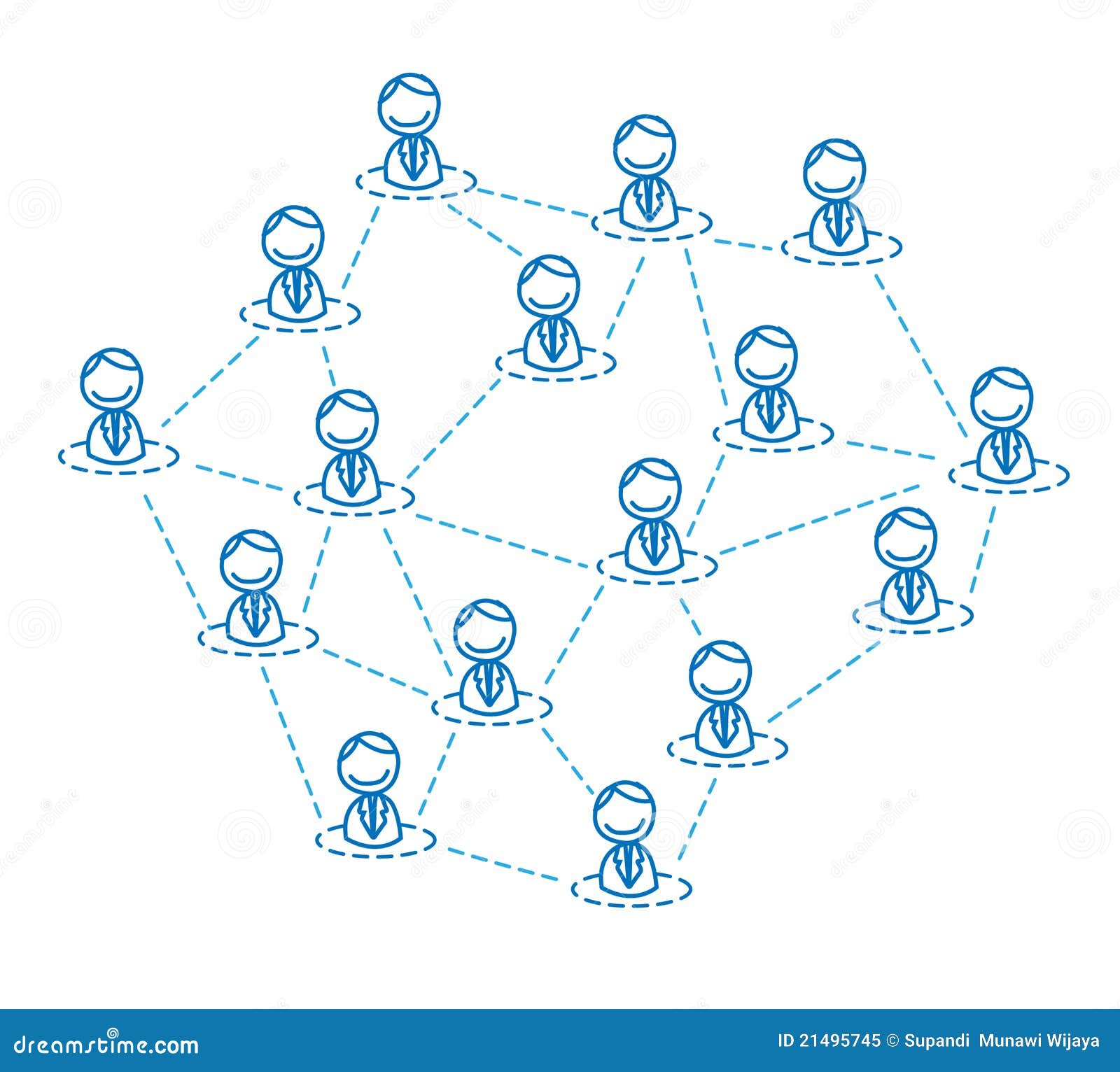 Team Connected Logo Vector Illustration | CartoonDealer.com #27597390