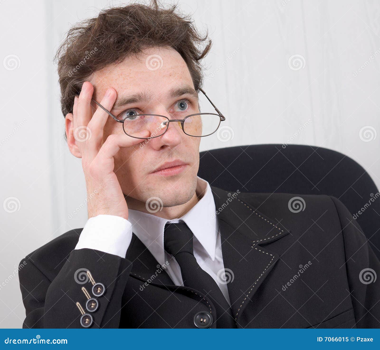 The Man - Businessman and Problems Stock Image - Image of confusion ...
